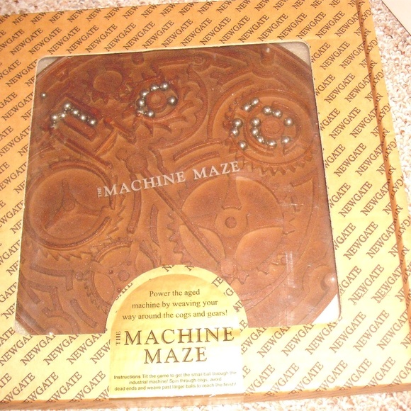Newgate | Other | Vintage Handcrafted Wood Machine Maze W Box Rare ...
